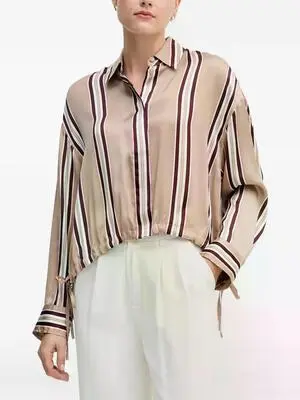 MARC AUREL Striped Button-up Shirt