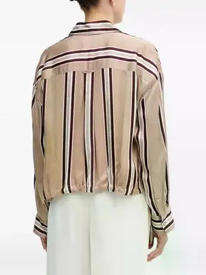 MARC AUREL Striped Button-up Shirt