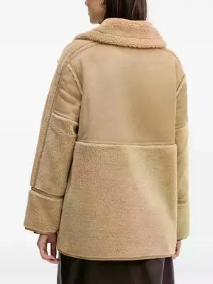 PEDRO DEL HIERRO Shearling Zipped Jacket