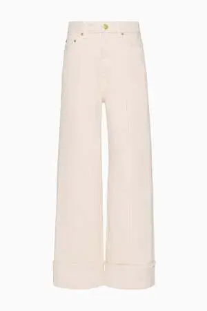 Ulla Johnson The Genevieve Pintuck Jean - Cowrie