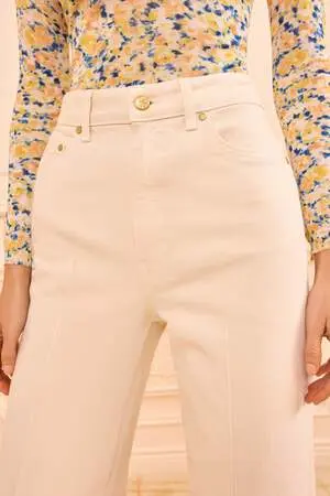 Ulla Johnson The Genevieve Pintuck Jean