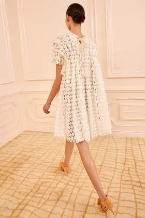 Ulla Johnson Layla Lace Mini Dress - Chalk