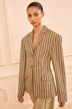 Ulla Johnson Matteo Tailored Blazer - Linum