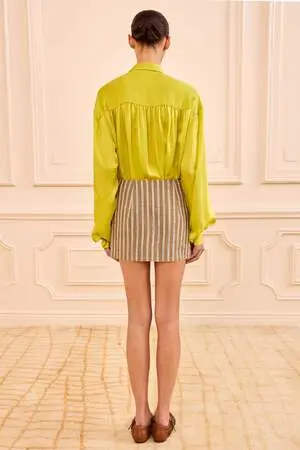 Ulla Johnson Doria Mini Wrap Skirt