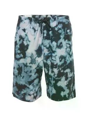 Dries Van Noten Abstract-print Drawstring Shorts