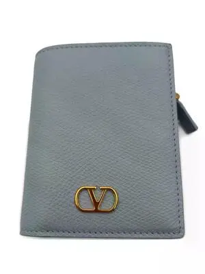 Valentino Garavani Logo-detail Wallet - Blue