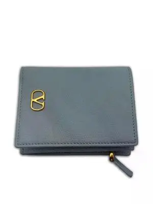 Valentino Garavani Logo-detail Wallet - Blue