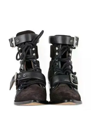 Chloé Rylee Cut-out Boots - Black