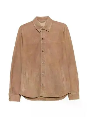 Boglioli Buttoned Suede Shirt