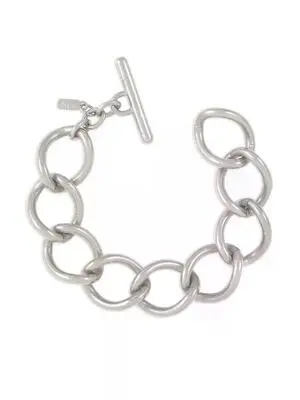 SUSAN CAPLAN 1980s Monet Cable-link Bracelet - Silver
