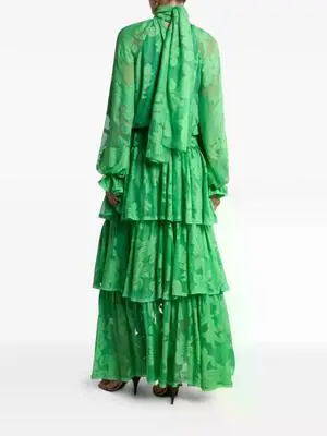 Etro Floral Paisley Jacquard Long Dress