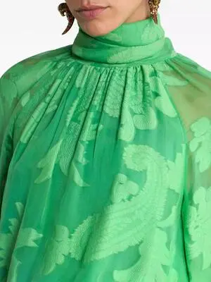 Etro Floral Paisley Jacquard Long Dress