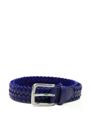 Dragon Diffusion 9ply Polo Intreccio Unito Braided Belt - Purple