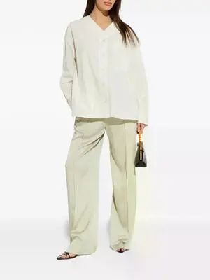 JIL SANDER Chest-pocket Buttoned Shirt - Neutrals