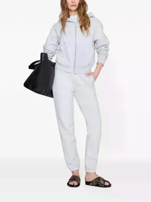 ANINE BING Stephen Logo-detail Track Pants - Grey