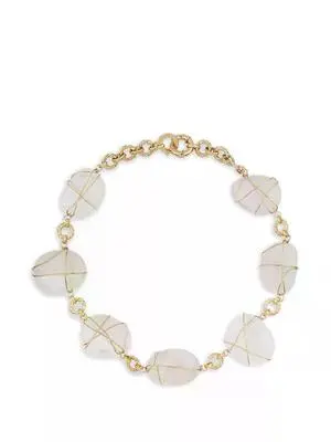 Gas Bijoux Rainbow Gemstone-embellished Necklace - Gold