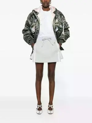 VIVIENNE WESTWOOD Stripe-waist Drawstring Mini Skirt
