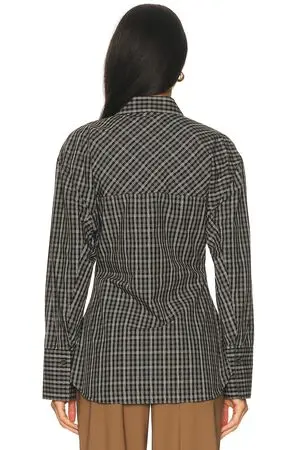 RÓHE Shaped Check Shirt