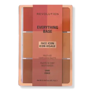REVOLUTION BEAUTY Everything Base Face Icon Complexion Palette - Dark