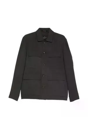 MONTECORE Asphalt Buttoned Jacket - Grey