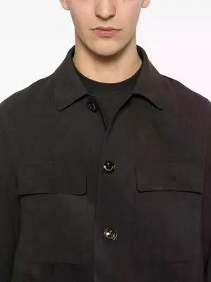 MONTECORE Asphalt Buttoned Jacket - Grey