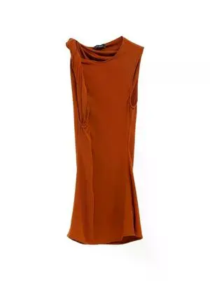 Atlein Knotted Top - Brown