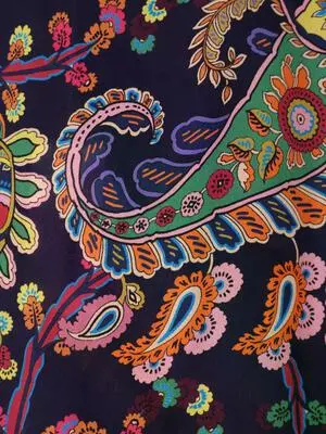 Etro Ruffled Paisley Blouse
