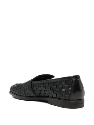 Santoni Woven Loafers