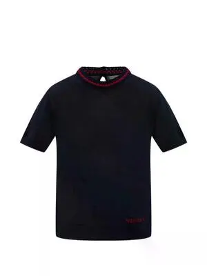 Moncler Short-sleeve Knitted T-shirt