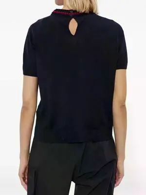 Moncler Short-sleeve Knitted T-shirt