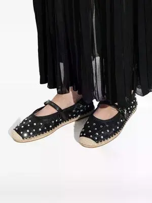 Michael Kors Lynn Studded Espadrilles - Black