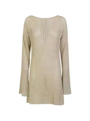 HINNOMINATE Open Back Dress - Neutrals