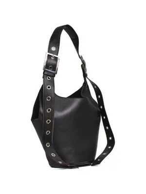 DONDUP Leather Bucket Bag - Black