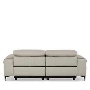 NICOLETTI Tacchino Power Reclining Two Piece Leather Sofa