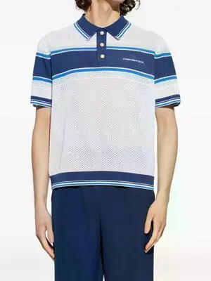 Casablanca Perforated Polo Shirt