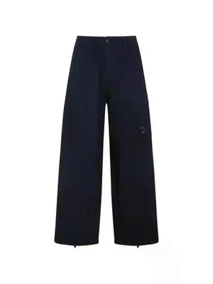 C.P. COMPANY Lens-detail Trousers - Blue