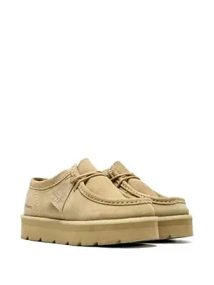 Clarks Meare Wallabee Platform Boots - Neutrals
