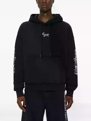 44 LABEL GROUP Rear-print Hoodie