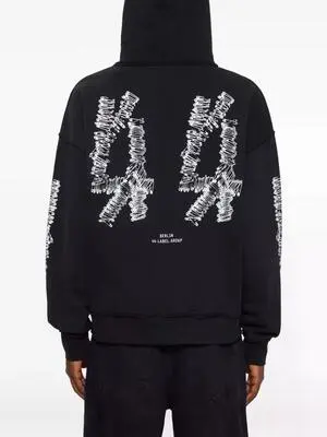 44 LABEL GROUP Rear-print Hoodie