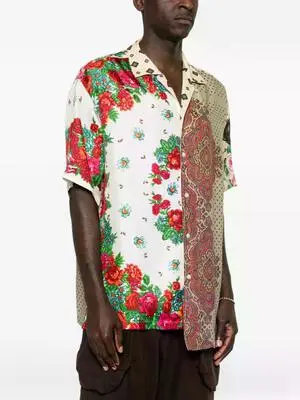 Moschino Floral Patchwork Shirt