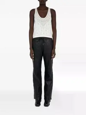 Zadig&Voltaire Jossy Patterned Tank Top - White