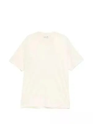 Lacoste Logo-patched Cotton T-shirt - Neutrals