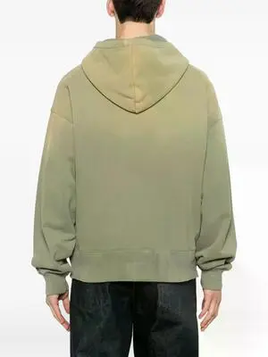 Axel Arigato Ombre Pouch Cotton Hoodie - Green
