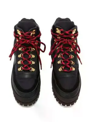 ODISSI Vicky Leather Lace-up Boots