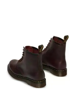 Dr. Martens 1460 Crazy Horse Boots - Red