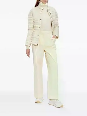 Moncler Buttoned Puffer Jacket - Neutrals