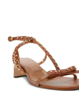 ODISSI Jackie Leather Sandals - Brown