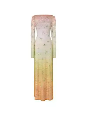 Missoni Embroidered Beach Dress - Orange