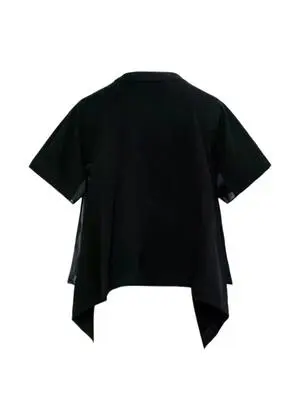 Sacai Pocket Panelled T-shirt - Black