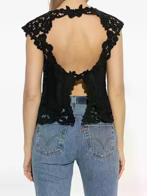 Cult Gaia Floral-panel Blouse